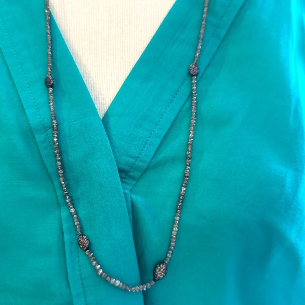 Devon Page McCleary | Jewelry | Devon Page Mccleary Grey Diamond Rosary ...